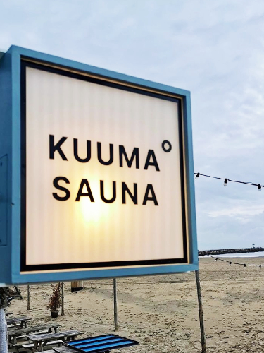 Kuuma Sauna op het Strand van Scheveningen | HartBeach.nl
