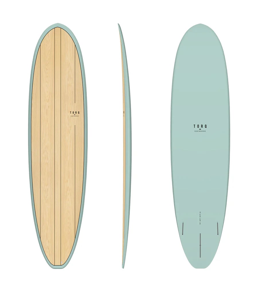 Torq V+ TET - Futures - 2 + 1 Fin - Wood Deck Funboard